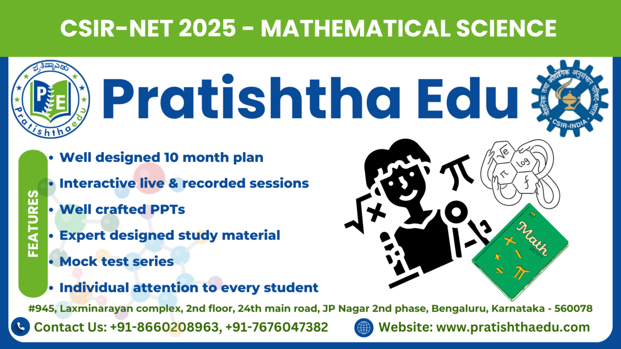 Prep for CSIR NET 2025 Mathematical Science | Join P.E. now
