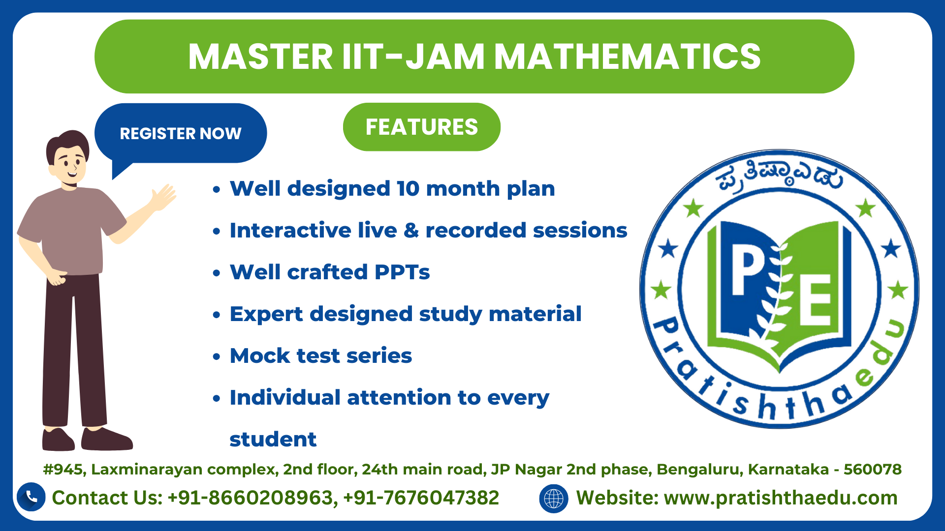 Certainly crack IIT JAM 2025 Mathematics | Pratishtha Edu Certainly crack IIT JAM 2025 Mathematics | Pratishtha Edu
